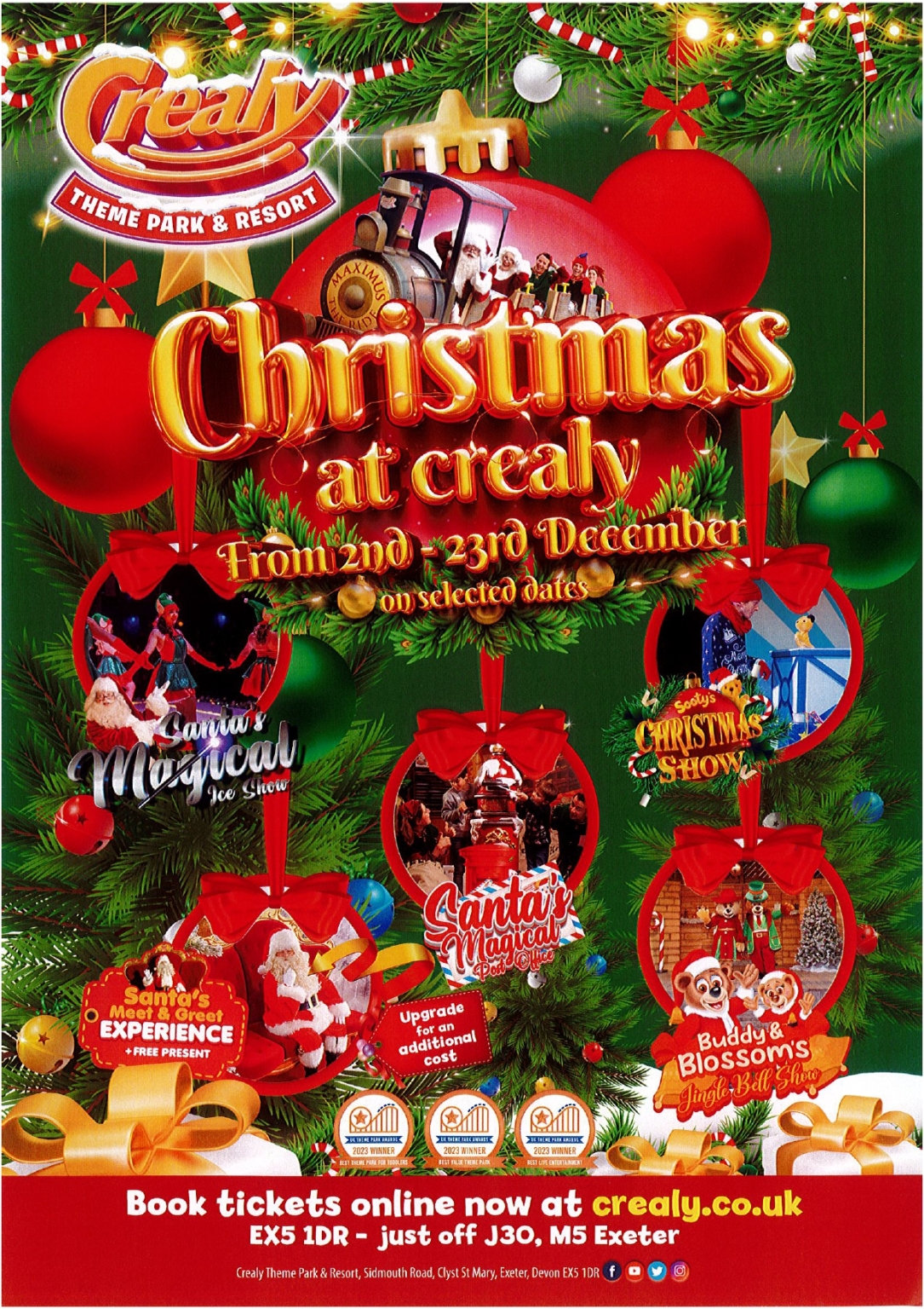 Christmas at Crealy Adventure Park - Seaton Devon